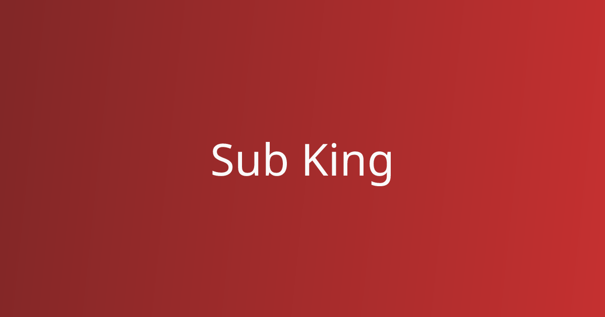 Order Authentic American Online | Sub King - Pickup or Delivery Available